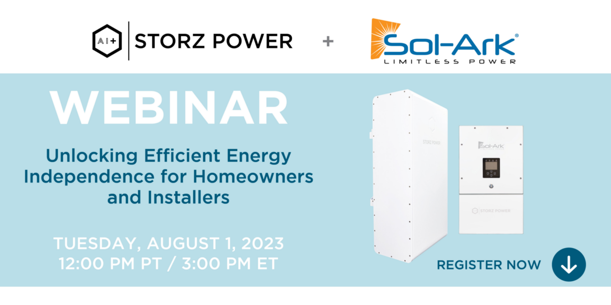 Storz Power and Sol-Ark Webinar – Storz Power